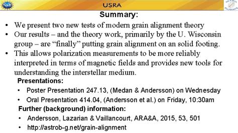 Interstellar Dust Grain Alignment Why Do We Detect