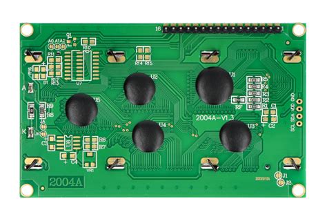 Lcd Display 4x20 Characters Blue With Connectors Justpi Botland