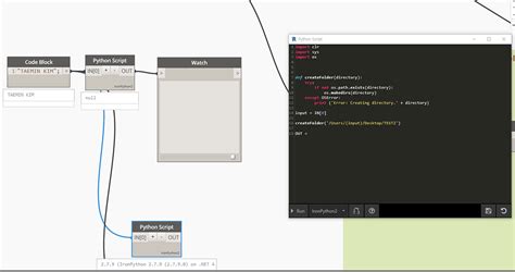 Python Script Input Output Revit Dynamo