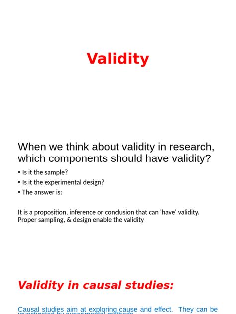 Validity Pdf Career And Growth Science And Mathematics