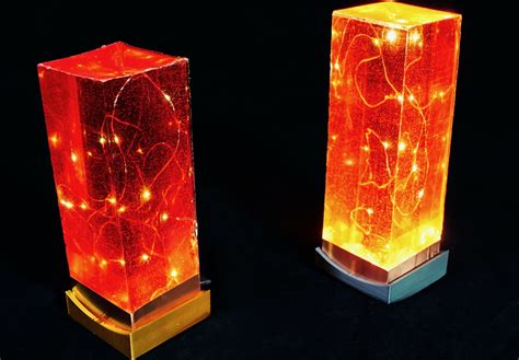 New Guide Minecraft Inspired Epoxy Resin Torch Lamp With Touch Control Perfect 3d Printing