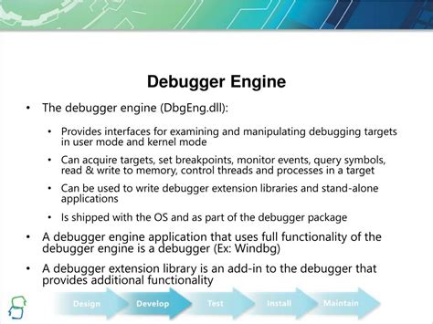 ppt developing debugger extensions powerpoint presentation free