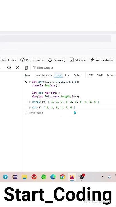 Removing Duplicates From An Array In Javascript Javascript Dsa Foreach Enjoy Map Loop