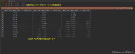 实战问题之省市区三表自连接mysql省市县表关联 Csdn博客