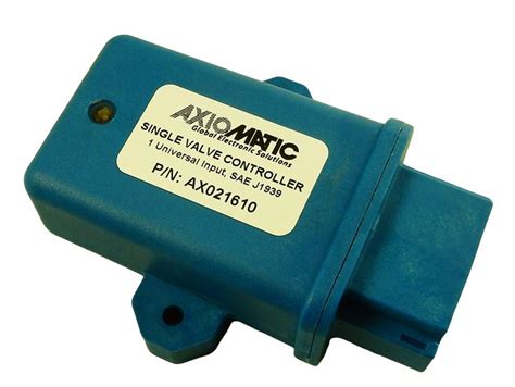 single input single output valve controller sae j1939