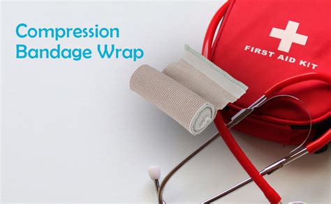 Houseables Elastic Bandage Wrap 6 Inch Chest Compression