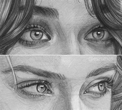 Realistic Eye Drawings In Black And White Girl Eyes Drawing Realistic