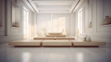 3d 렌더링된 인테리어 배경 플랫폼으로 제품 디스플레이 향상 3d 배경 레이 배경 테리 배경 이미지 Hd 3d 레이 테리 배경 사진 무료 다운로드 Lovepik