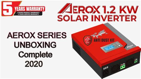 Unboxing Inverex Aerox 2020 1 2kw Solar Inverter Youtube