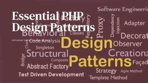 exploring essential design patterns in php singleton and factory