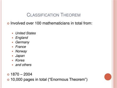 Ppt Finite Simple Groups Powerpoint Presentation Free Download Id