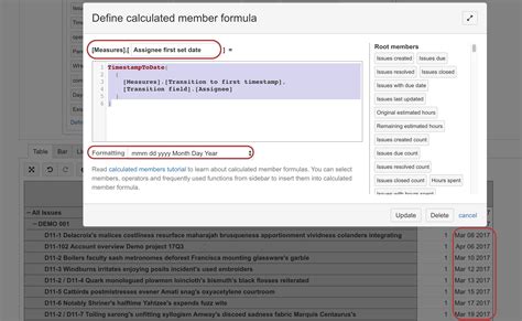 Need Date Jira Ticket First Assigned In Eazybi
