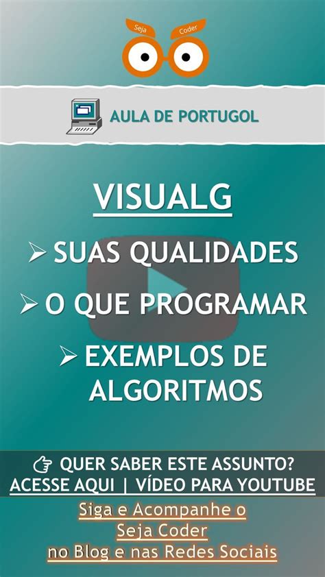 👉 Título Visualg Suas Qualidades O Que Programar E Exemplos De