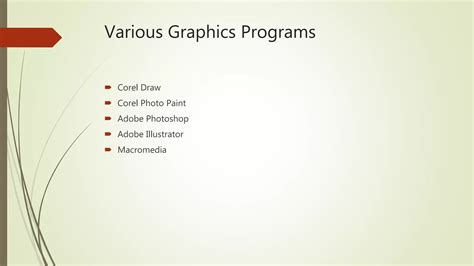 Introduction To Corel Draw PPTX Desktop Publishing Computer Software And Applications