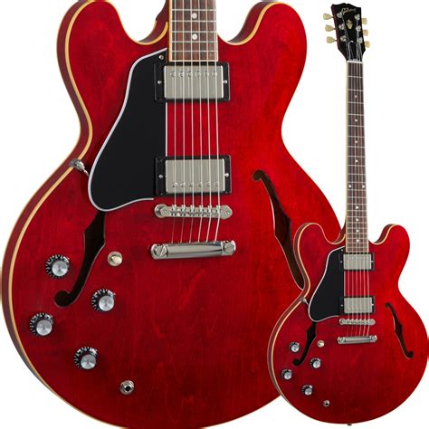 Gibson ES-335 Left Handed Sixties Cherry 左利き用 レフティエレキギター セミアコ ギブソン ...
