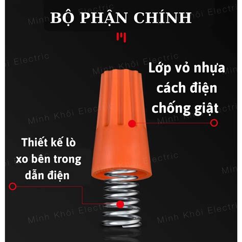 Mua Cút Nối Dây Điện Nhanh Combo 100c đầu Cos Nối Xoắn Dây điện đầu