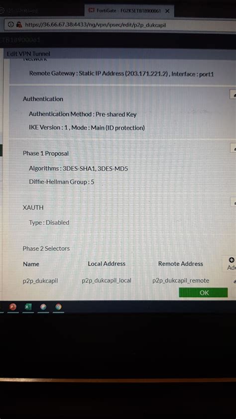 Issue Ipsec Asa 5516 To Fortigate Cisco Community
