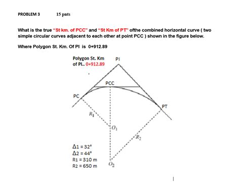 solved problem 3 15 pnts what is the true “st km of pcc”