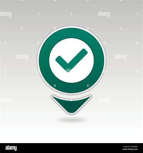 Check Pin Map Icon Map Pointer Map Markers Vector Illustration EPS Stock Vector Image Art