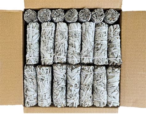 100 White Sage Sage Smudge Sticks Wholesale 100 Pack Bulk California
