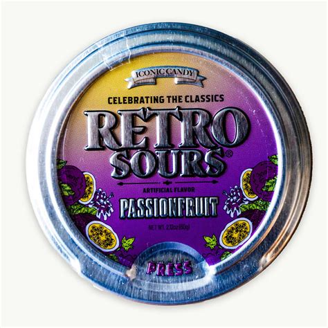Retro Sours Passion Fruit Candy 212oz Noble Crunch