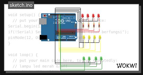Lampu Lalu Lintas Kelompok 4 Wokwi Esp32 Stm32 Arduino Simulator