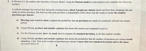 Solved 3 In Section 6 5 The Authors Also Describe A