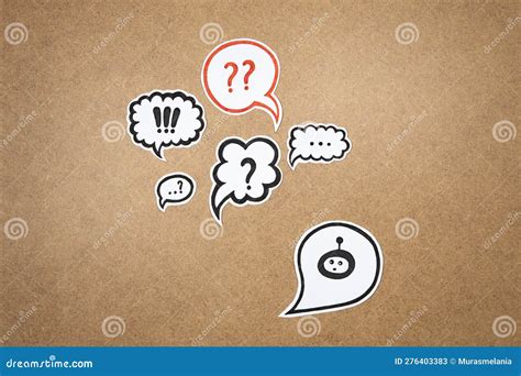 Bot With Speech Bubble Concept Of Chatting With Bot Asking Question