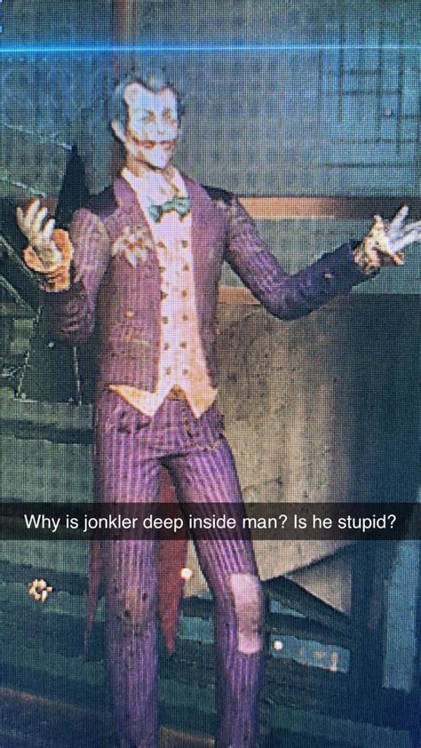 Is Jonkler stupid? : r/BatmanArkham