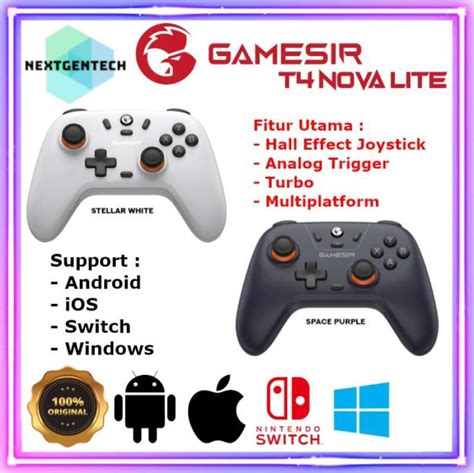 Promo Produk Ori Gamesir T Nova Lite Wireless Game Controller Gamepad Multiplatform Diskon