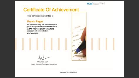 Pravin Pagar On Linkedin Sapabap Infosys Training Experience