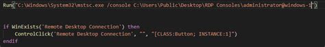 Autoit Error Connecting To Remote Desktop Autoit General Help And