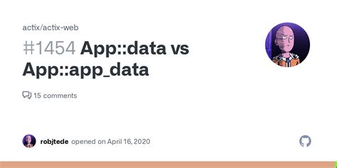App Data Vs App App Data Issue Actix Actix Web GitHub