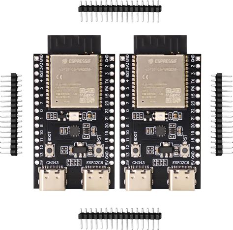 Waveshare Esp32 C6 Mini Development Board Based On Esp32 C6fh4 Dual