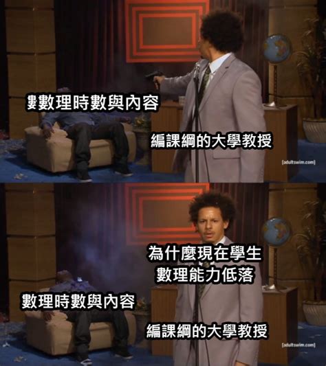 數理時數與內容 編課綱的大學教授 編課綱的大學教授 數理時數與內容 為什麼現在學生 數理能力低落 數理時數與內容