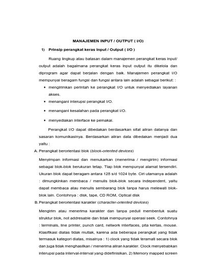 Detail Manajemen Perangkat Input Output Koleksi Nomer 15