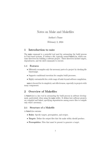 Structured Programming Lab Make And Makefile Pdf Compiler Computer Program