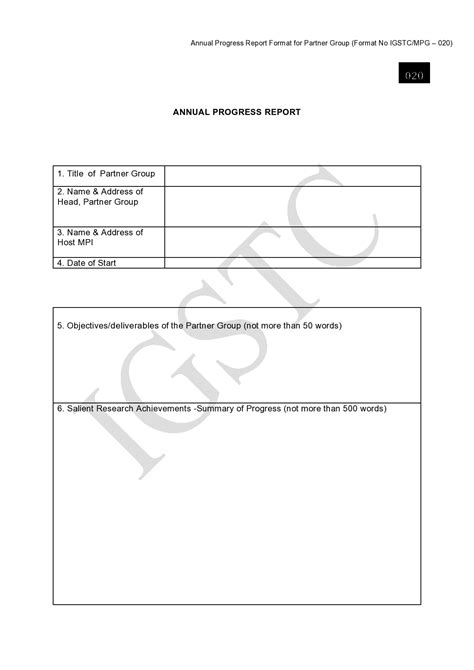 Professional Progress Report Templates Free TemplateArchive
