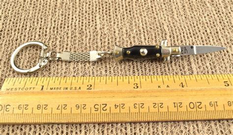 Miniature Switchblade Keychain Italian Picklock Keychain