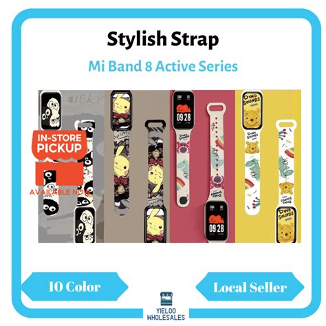 Xiaomi Band Active Redmi Band Stylish Trendy Replacement Band Strap Styles Available