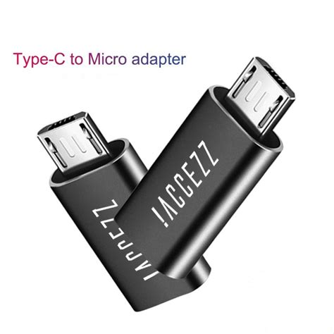 ACCEZZ Micro USB Adapter Male To Type C Female Converter OTG For Xiaomi Data Sync Charger