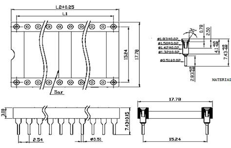 2 54mm Machined Pin IC Socket 2 Electrocomp Int L Inc