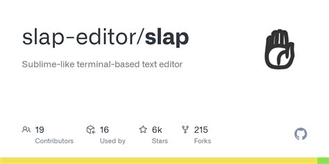 github slap editor slap sublime like terminal based text editor