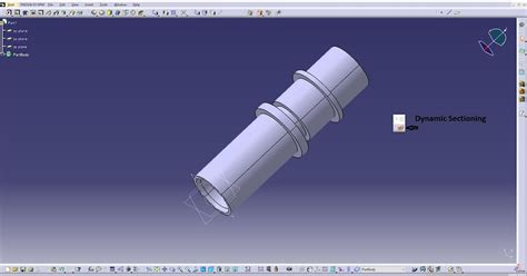 Design Tech Academy Section View Cut Dynamic Sectioning In CATIA