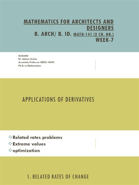 Word Problems For Differentiation Pdf Applied Mathematics Mathematical Concepts