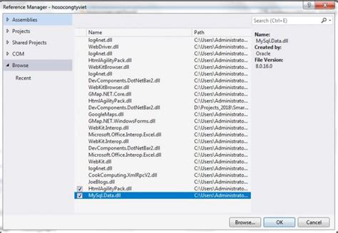 C Hướng dẫn tạo kết nối với MySql C Căn Bản