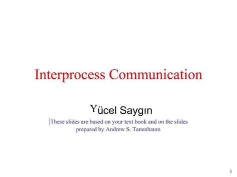 Ppt Interprocess Communication Powerpoint Presentation Free Download Id871884