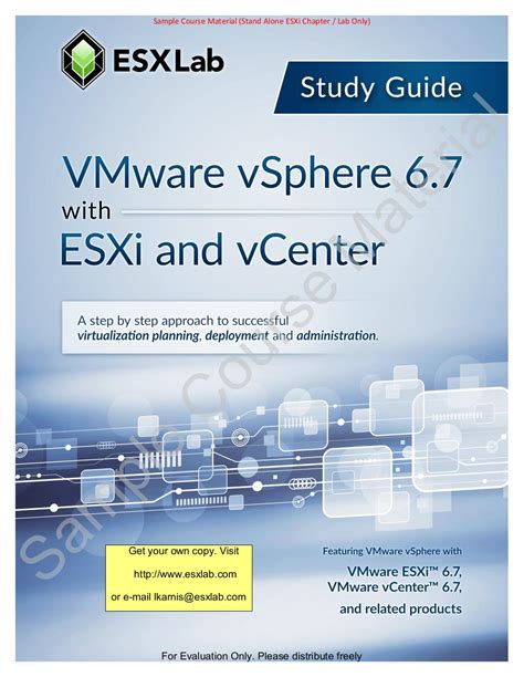 Creation Dune Machine Virtuelle Avec Vmware Esxi Pdf Cours Exercices Examens