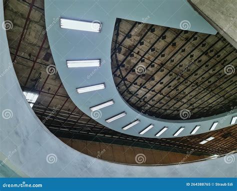 Ceiling At The Subway Stock Image Image Of Subway Glass 264388765