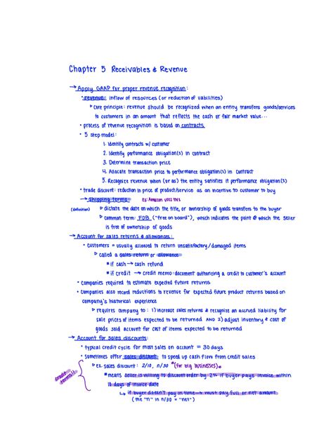 Chapter 5 Receivables And Revenue Bus 214 Studocu